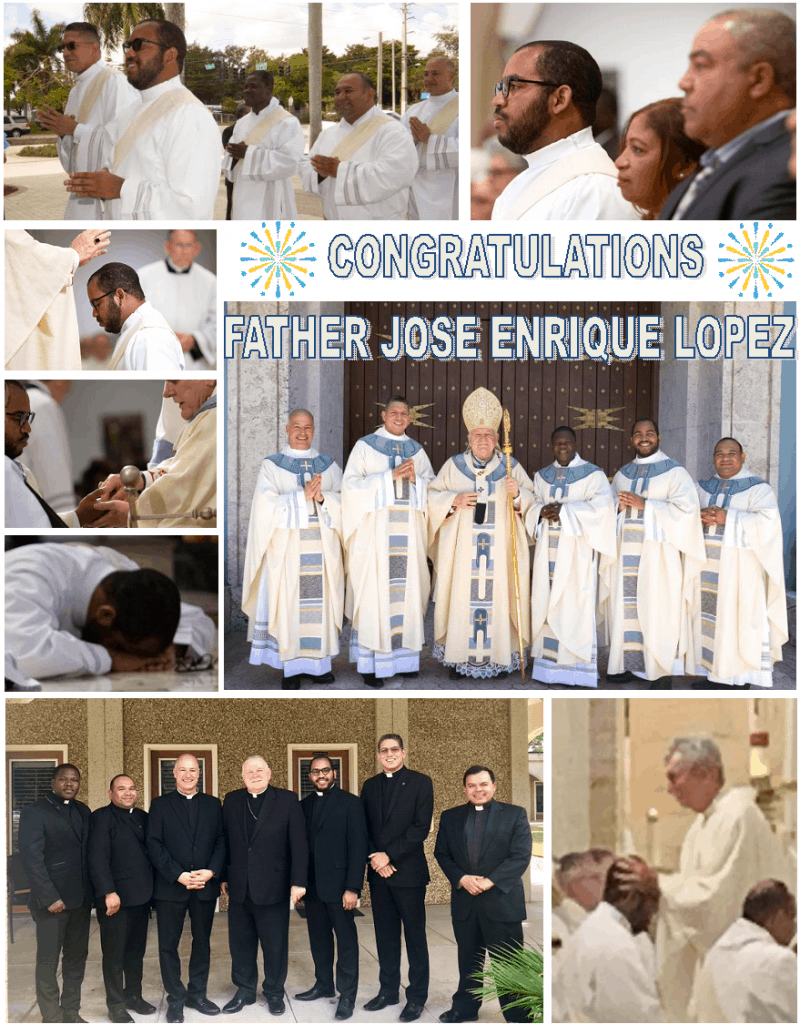 Congratulations Father Jose Enrique Lopez! | Assumption Catholic Parish